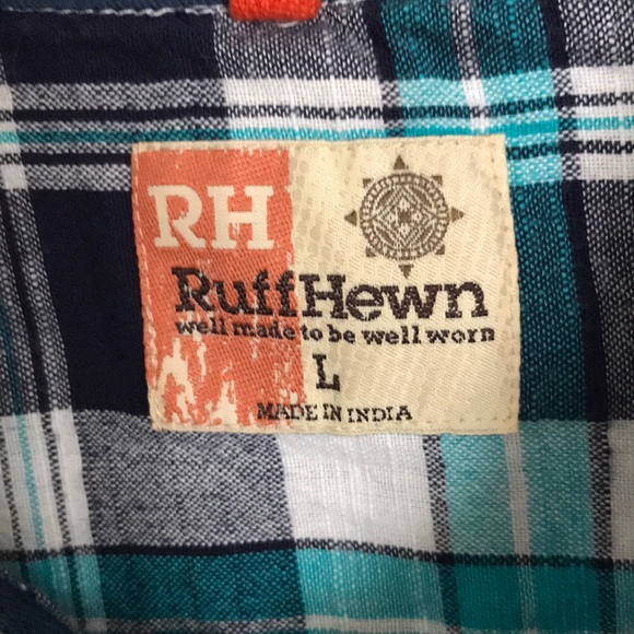 Ruff Hewn | Shirts | Mens Size L Ruff Hewn Button Down Shirt Nwt | Poshmark